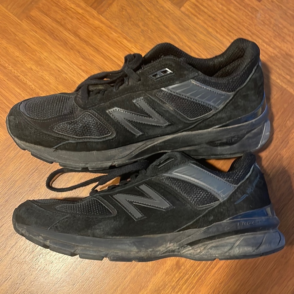 New Balance Mens 990v5 Triple Black - Gem